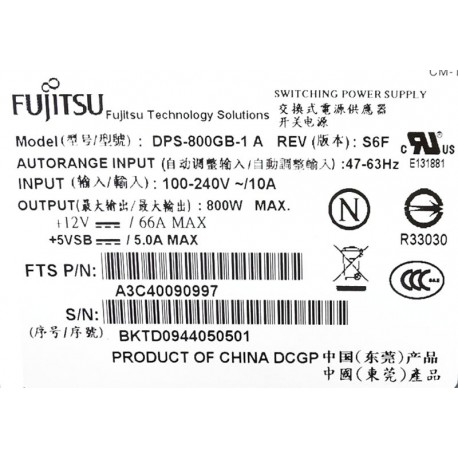 DPS-800GB-1 a DPS-800GB-1A 800w - Power supply