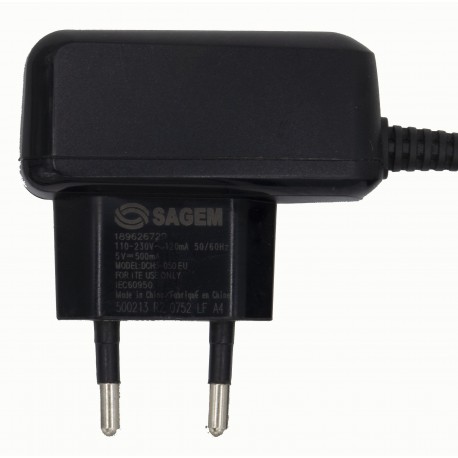 Sagem 189626729 110-230V 120MA 50/60hz DCH3-050EU - Ac adapter