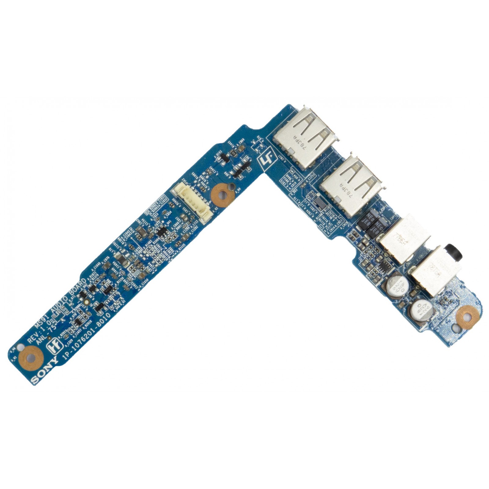 1P-1076201-8010 MS91 audio board - Connecteur usb & jack audio