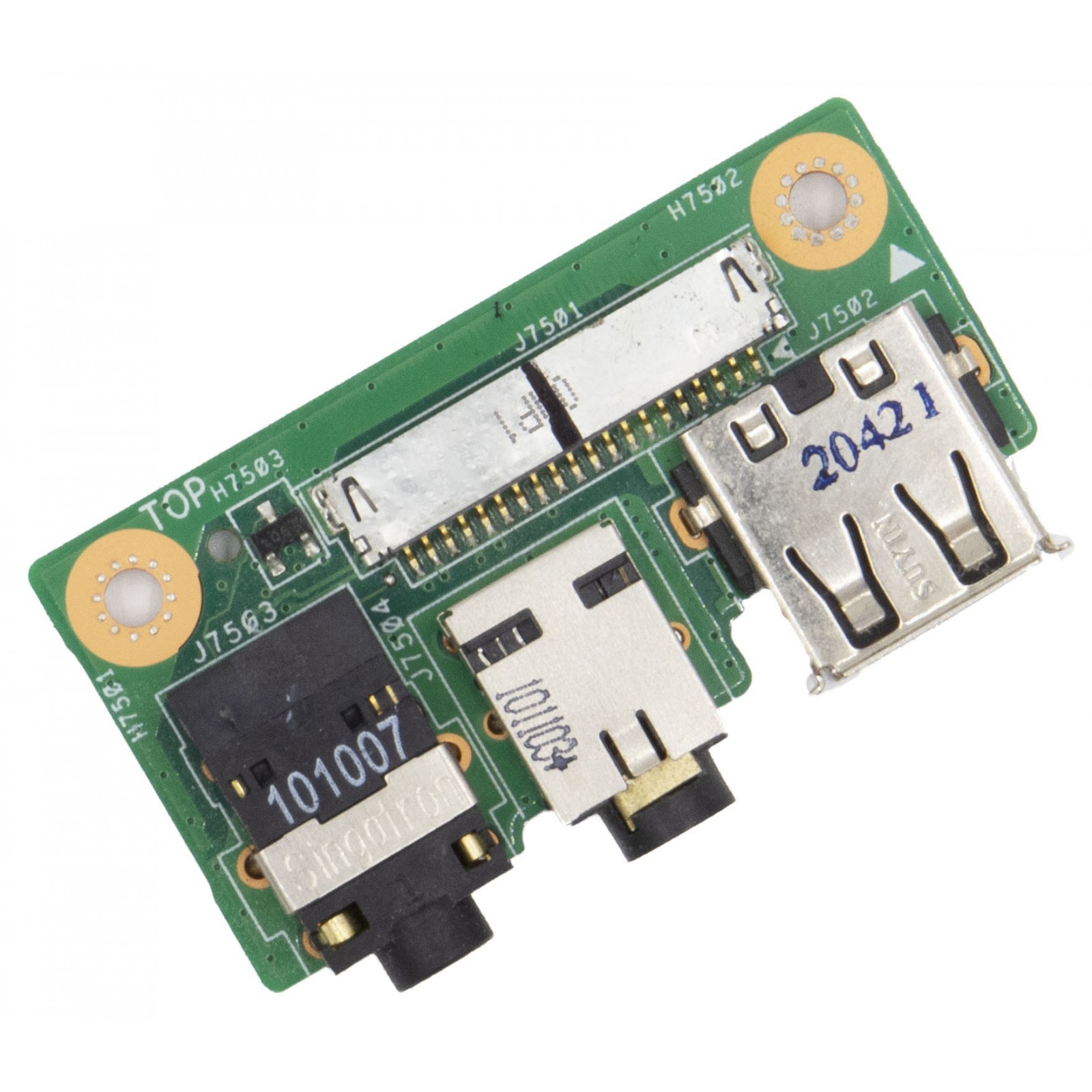 G53JW mini board rev 2.1 - Connecteur usb & jack audio